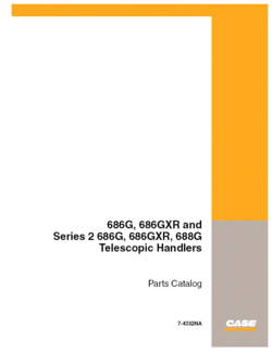 Parts Catalog for Case Telehandlers model 688G