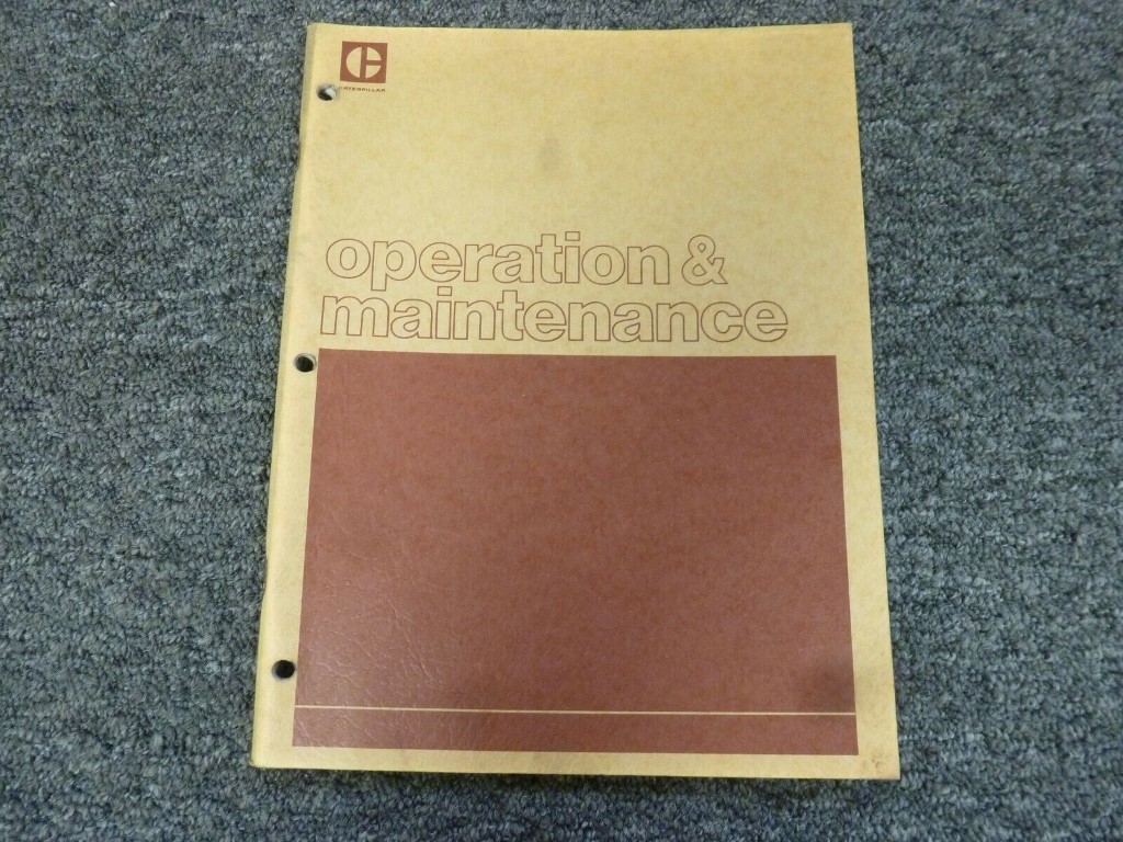 CATERPILLAR 2ETC3500 FORKLIFT Owner Operator Maintanance Manual