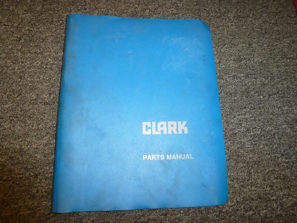 CLARK S30L FORKLIFT Parts Catalog Manual
