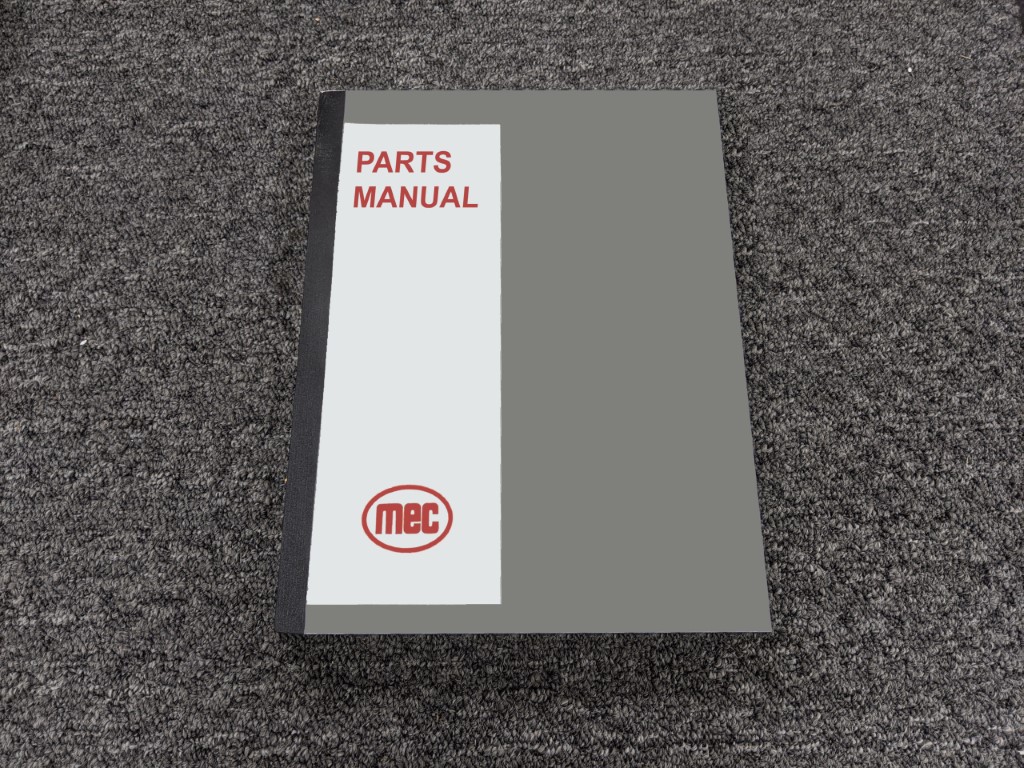MEC 3772RT LIFT Parts Catalog Manual