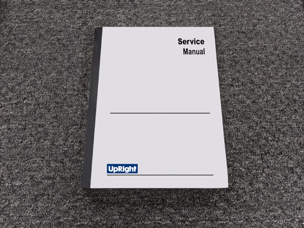 Upright X26N Lift Shop Service Repair Manual