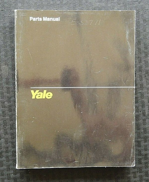 Yale GC050VX Forklift Parts Catalog Manual